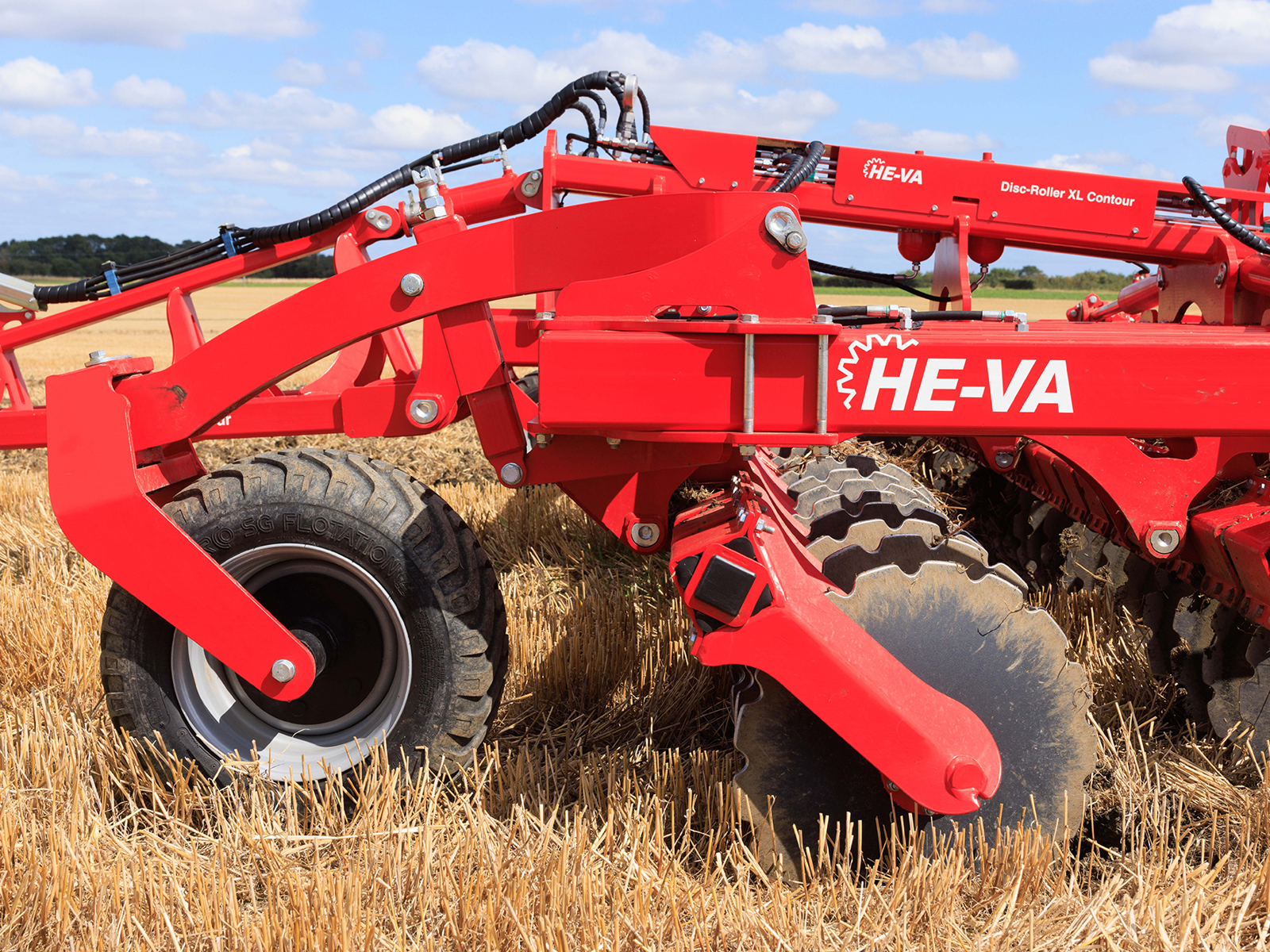 Disc Roller XL Contour, aggressive cultivation - HE-VA UK