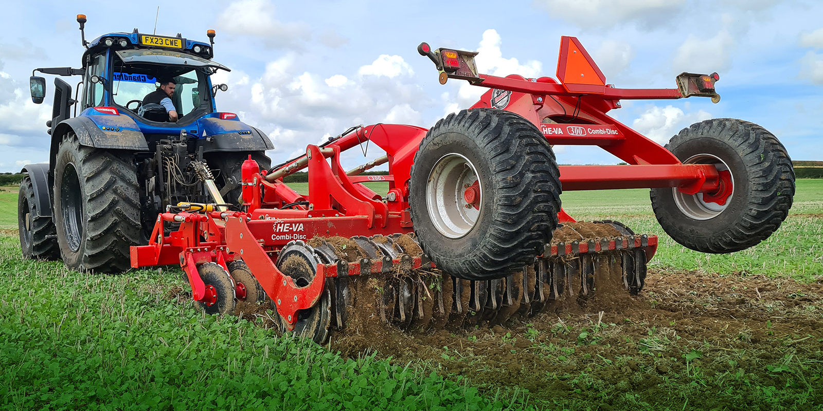 Combi-Disc, a one-pass cultivator - HE-VA