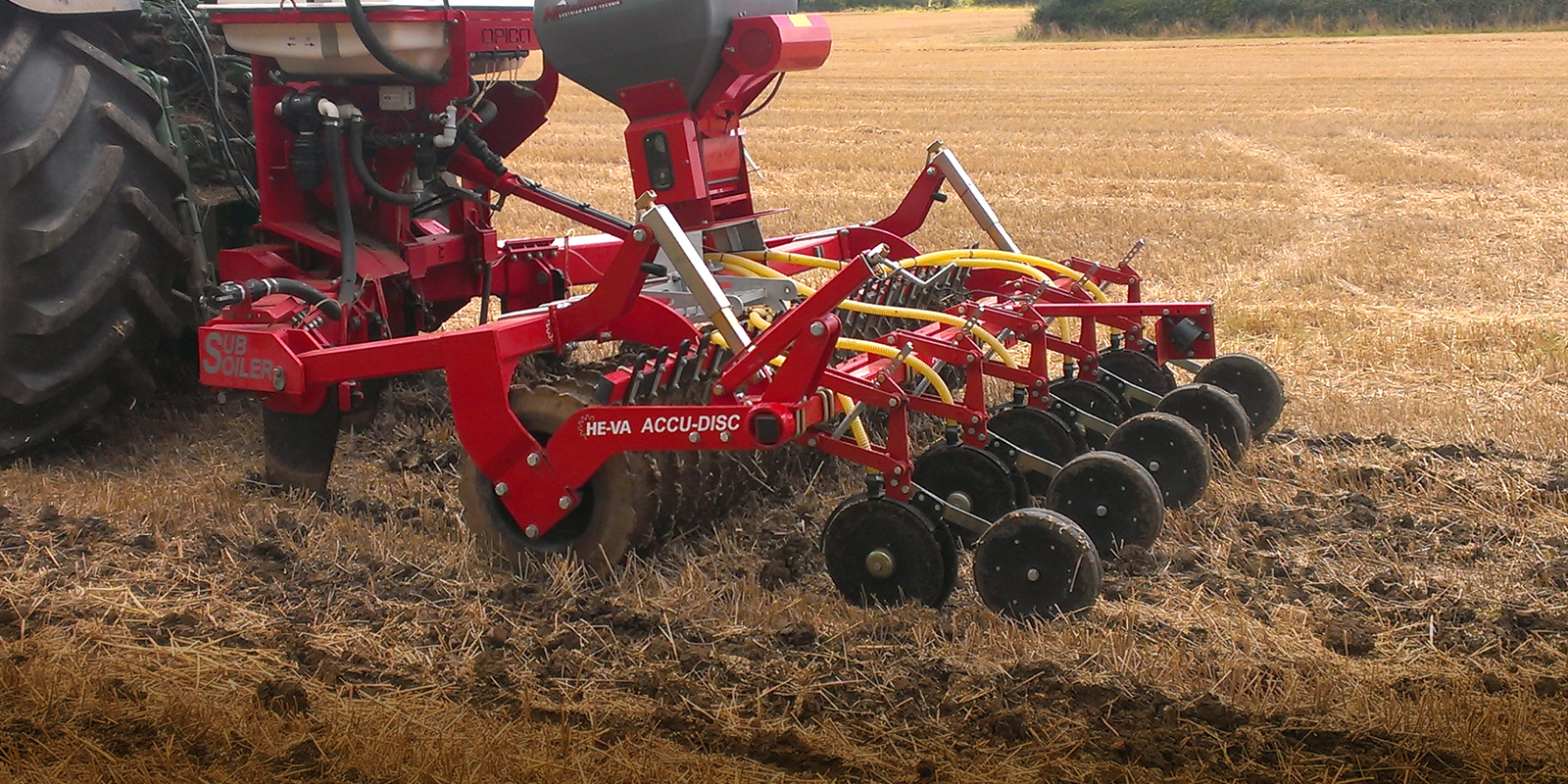 Accu-Disc, double disc coulter with press wheel - HE-VA UK