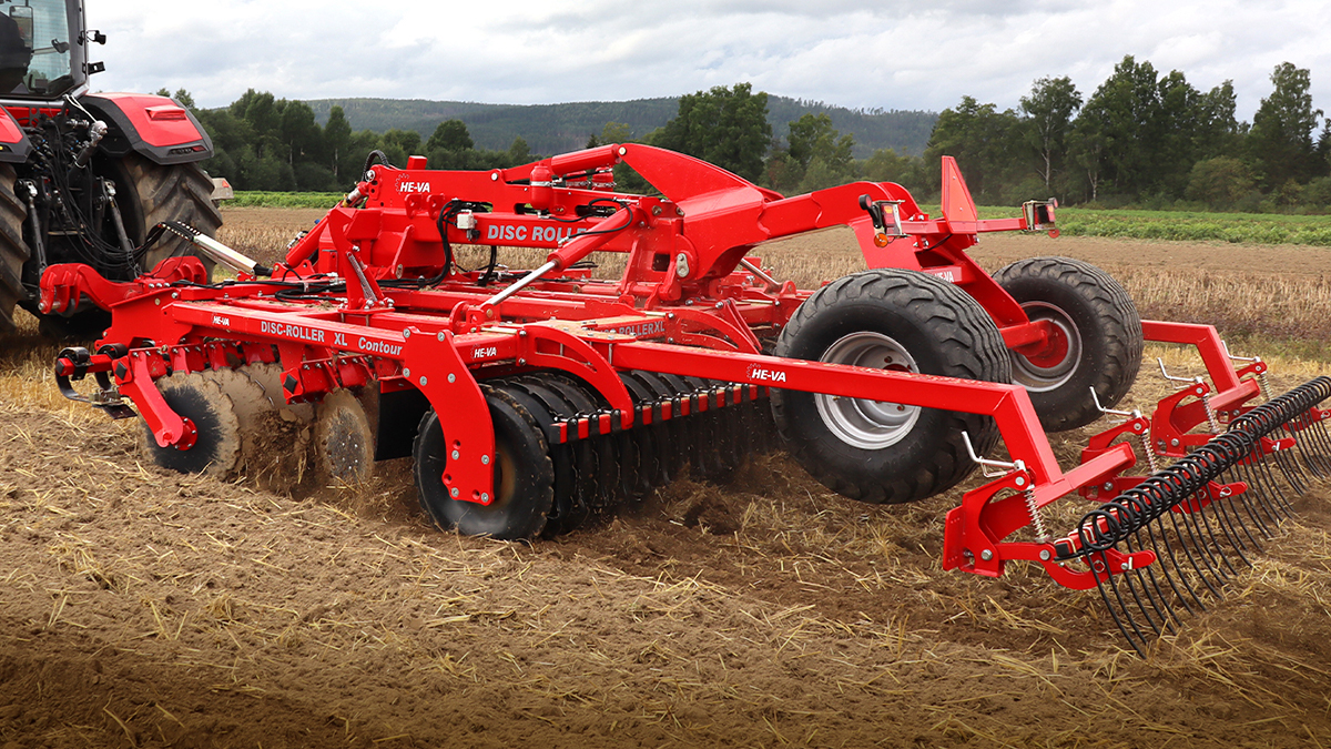 Disc Roller XL Contour, aggressive cultivation - HE-VA UK